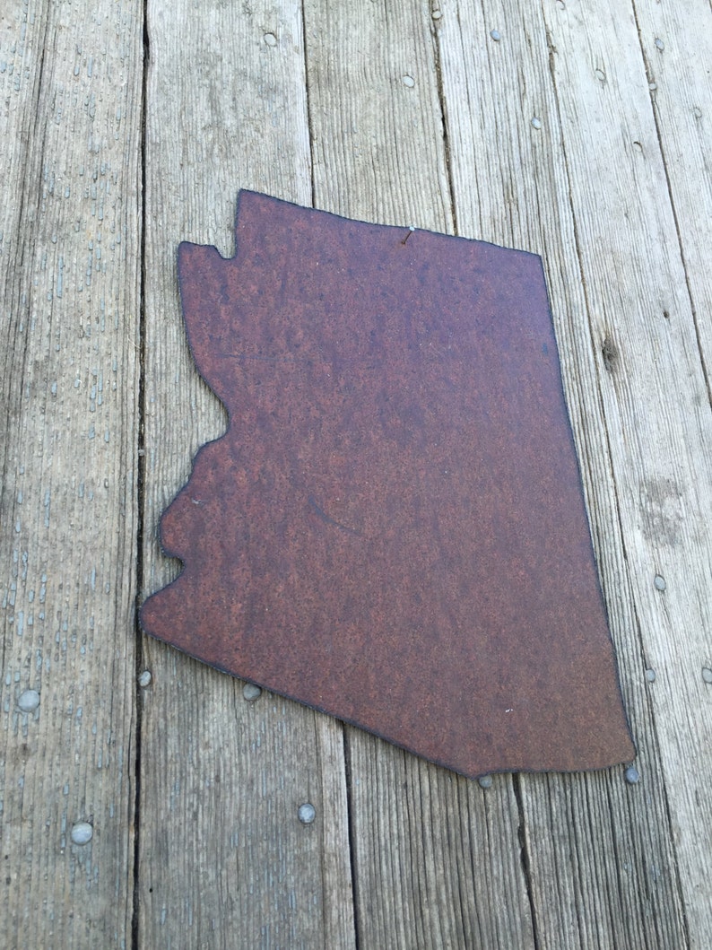State of Arizona Arizona Wall Hanging Rustic Arizona Decor - Etsy
