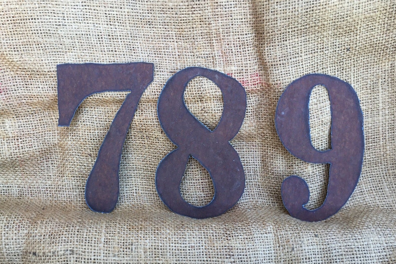 6inch Tin Numbers / 6 Rusty Tin Numbers / Tin Numbers - Etsy