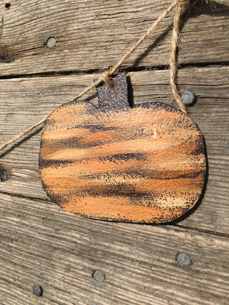 Tin Pumpkin Banner / Rustic Pumpkin Banner / Rusty Tin Fall - Etsy