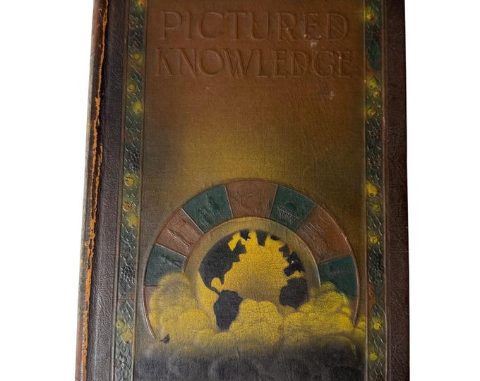 Pictured Knowledge 1920 Vol 1 Illustrated Educational Book by Compton ...