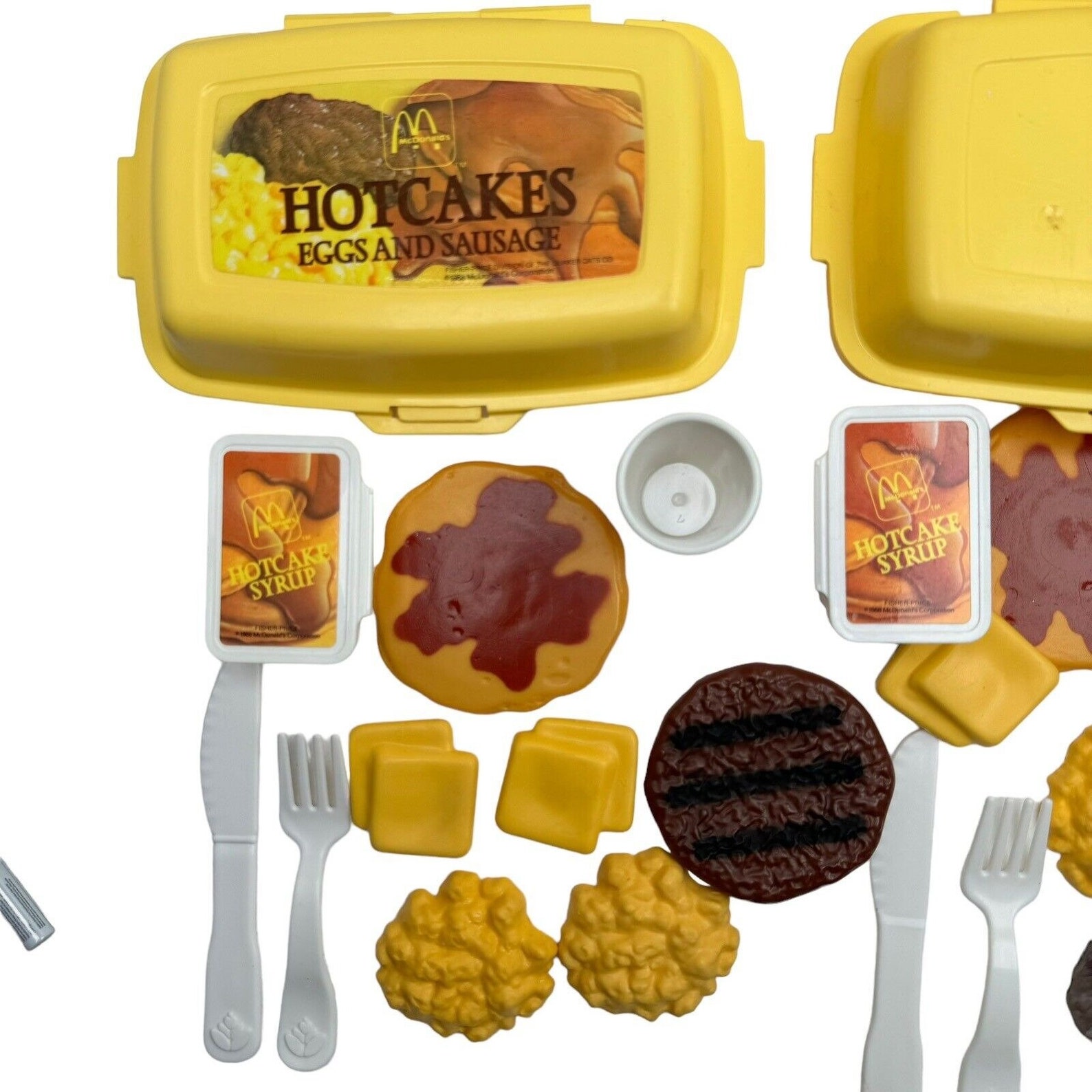 Vintage Fisher Price Mcdonald's Breakfast Play Set 1988 2164 Lot of 2 ...