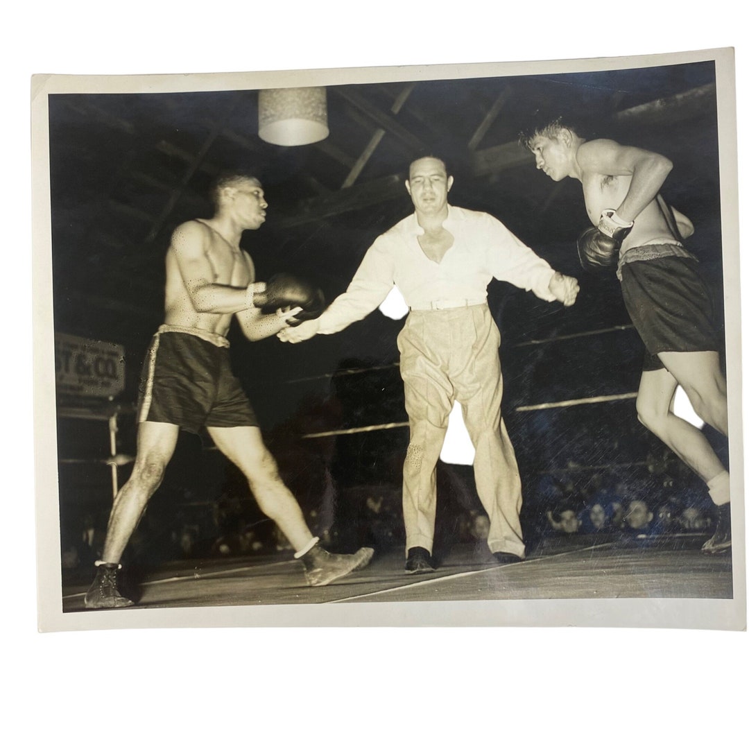 MAX BAER Referee Photograph World Heavyweight Champion Marino VS ...