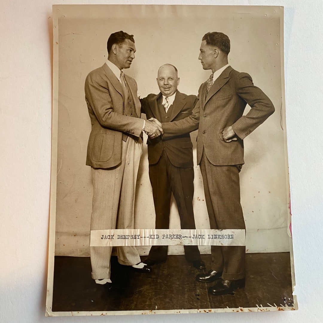 JACK DEMPSEY Kid Parker Linkhorn Boxing Boxer Photo World Heavyweight ...