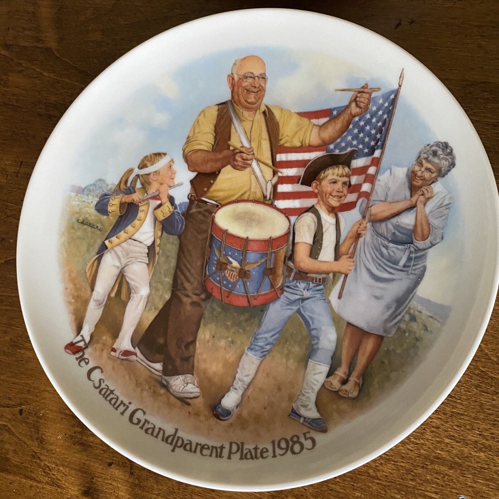 6 VTG 80s Knowles Grandparent Collectible Plates Joseph Csatari Limited ...