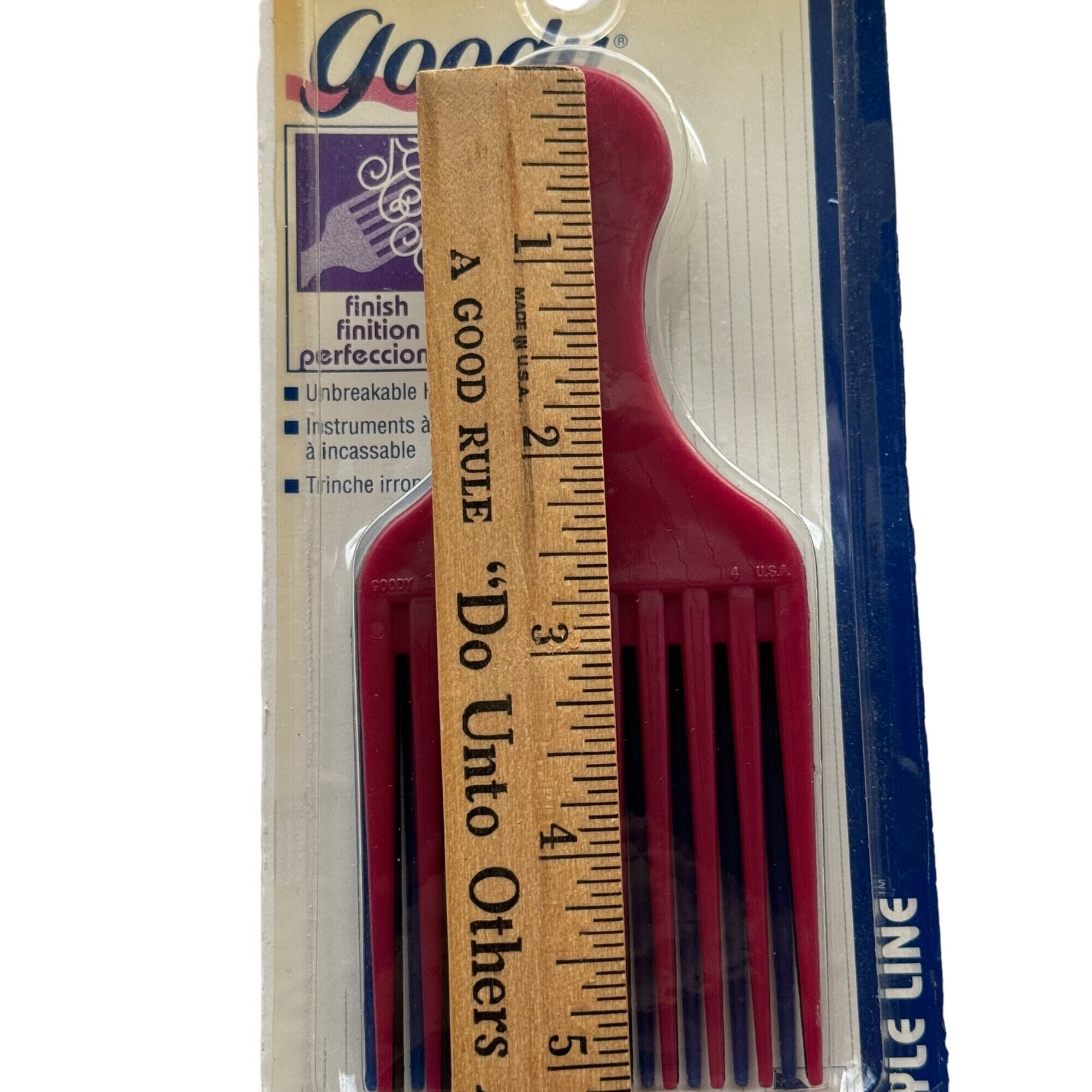 Vintage Goody 3 Puff Lifts Model 27103 Pick Comb Style Line - Etsy