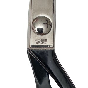 Vtg Marks 409B Pinking Shears Scissors 9" Black Handles Serrated Edge ...