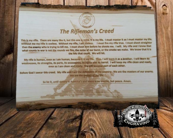 Rifleman's Creed - Etsy