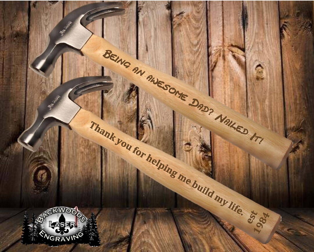 Custom Laser Engraved Hammer ORDER BY JUNE 11th for - Etsy
