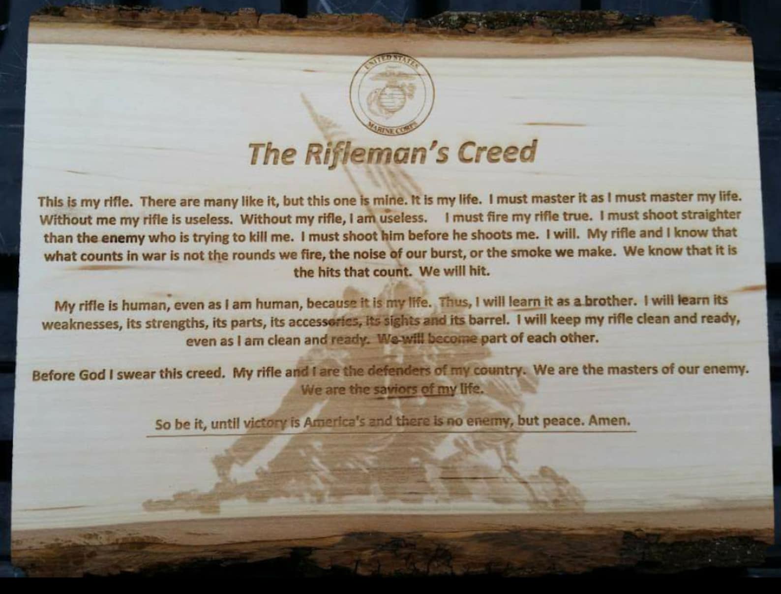 Rifleman's Creed | Etsy