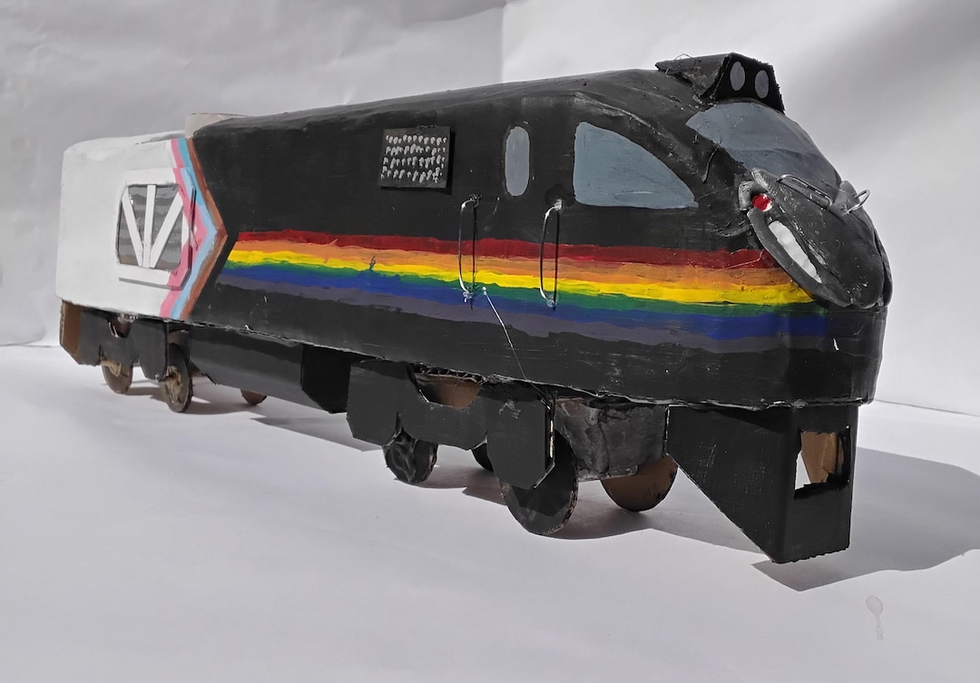 Pride Train Engine, Push & Pull Toy - Etsy