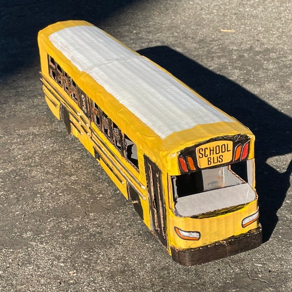 School Bus Toy - Etsy