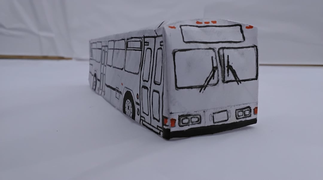 Gillig Phantom Paper Bus Model - Etsy