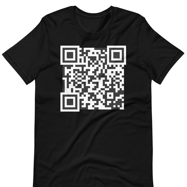Qr Code Shirt - Etsy