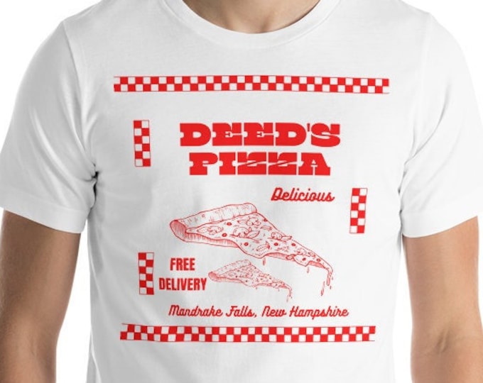 Deeds' Pizza Pizzeria Baseball Raglan T-shirt Adam Sandler Mr Deeds ...