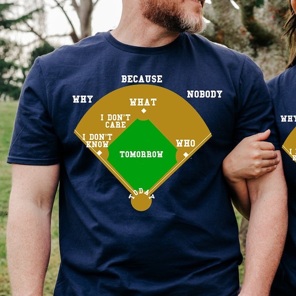 Who on First Shirt - Etsy