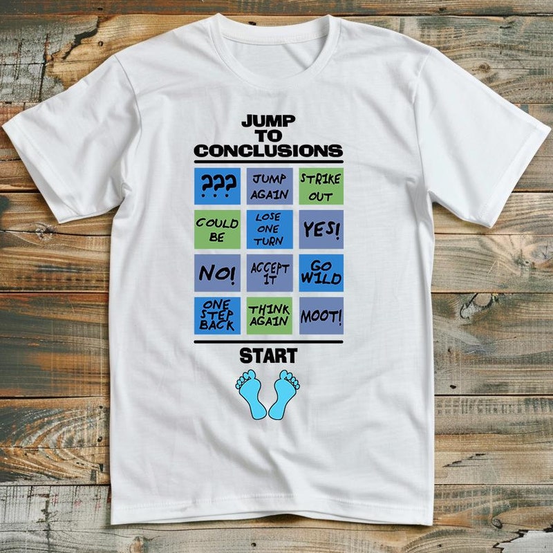 Jump to Conclusions Mat - Etsy