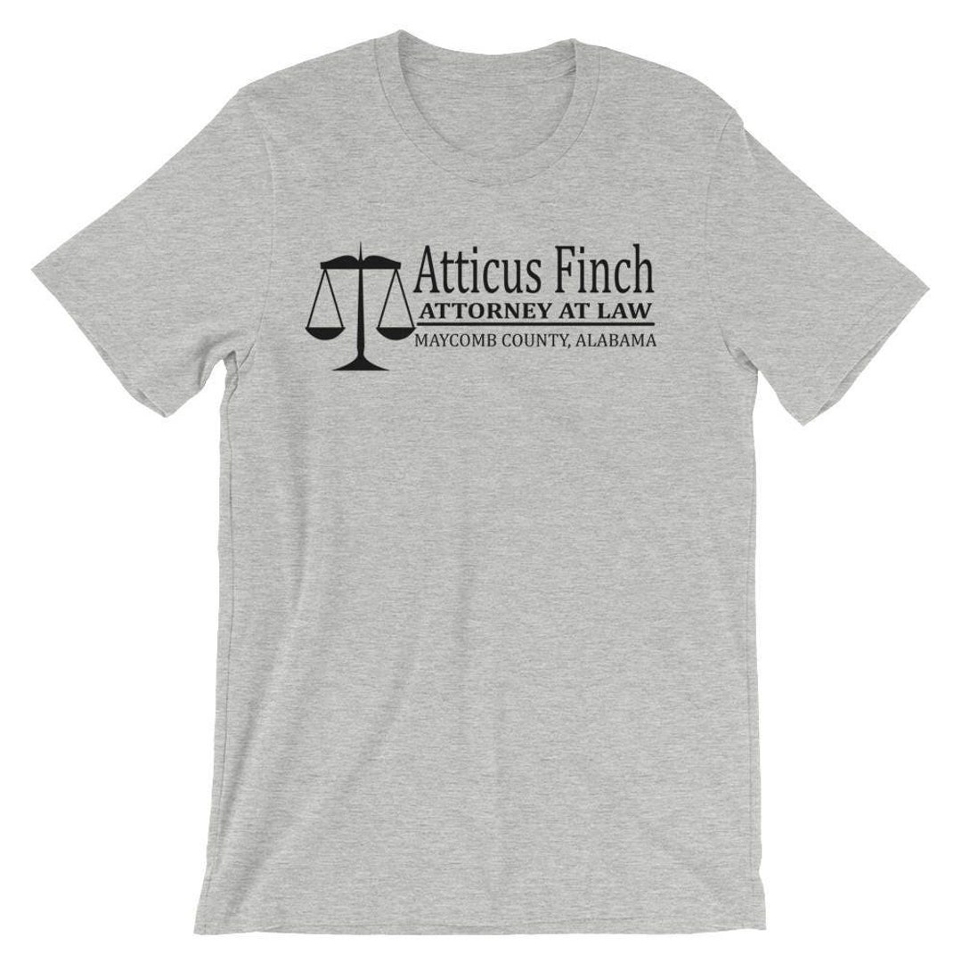 Atticus Finch Attorney at Law - Unisex T-shirt - Etsy