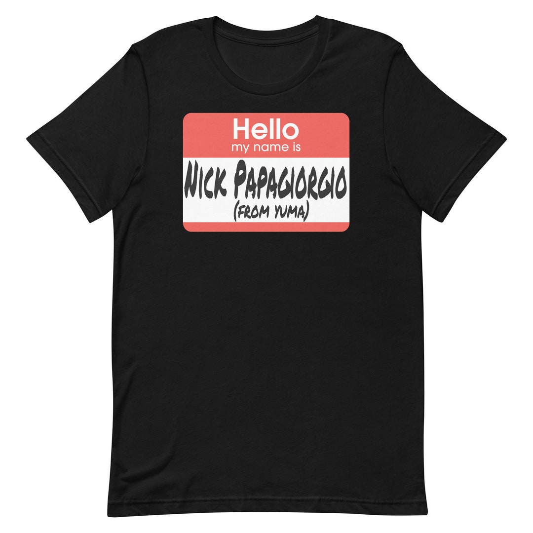 Nick Papagiorgio - Unisex T-shirt - Etsy