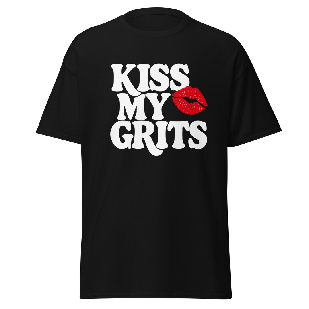 Kiss My Grits - Funny 70's Alice TV Show Quote T-shirt, Unisex - Etsy