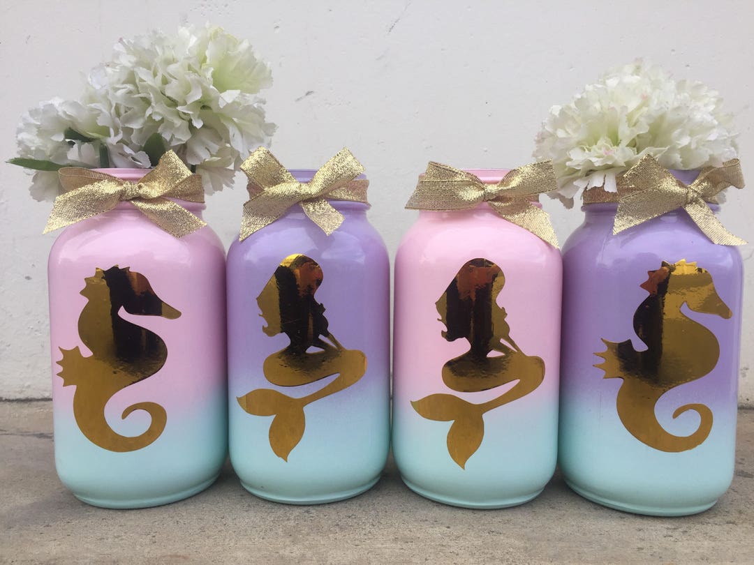 Mermaid Party Centerpieces. Mermaid Party Decor. Under the Sea - Etsy