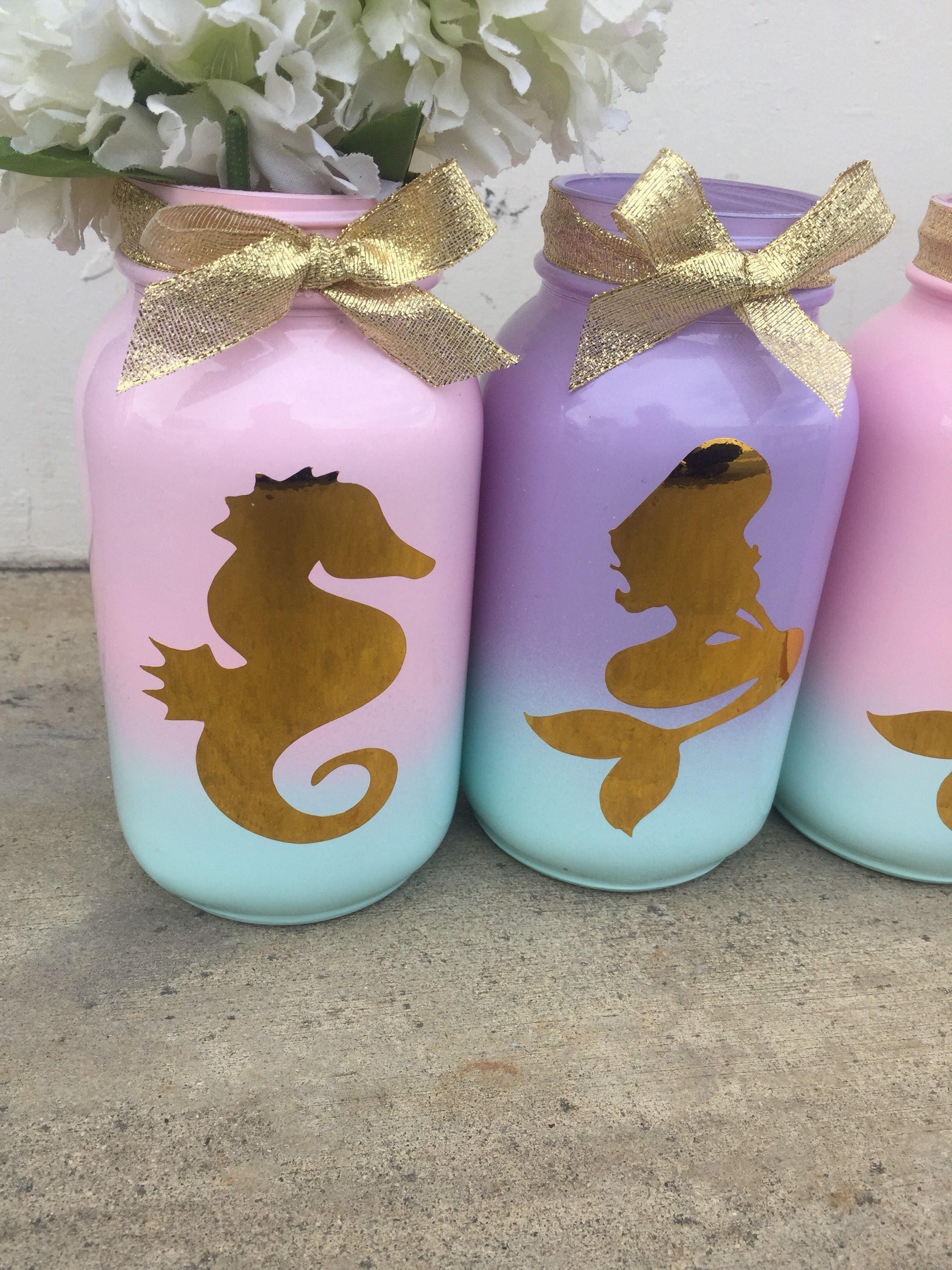 Mermaid Party Centerpieces. Mermaid Party Decor. Under the Sea - Etsy