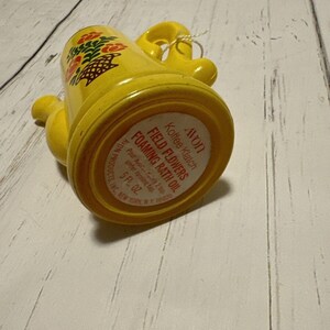 Vintage Avon Koffee Klatch Yellow Coffee Pot Perfume Bottle Retro Bath ...