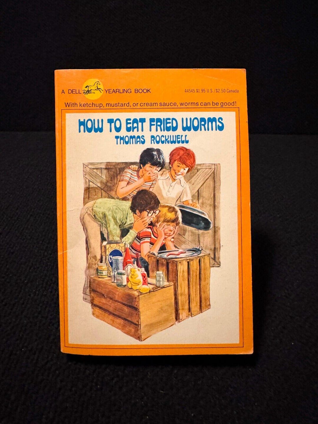 Vintage Paperback How to Eat Fried Worms Book - Thomas Rockwell ...