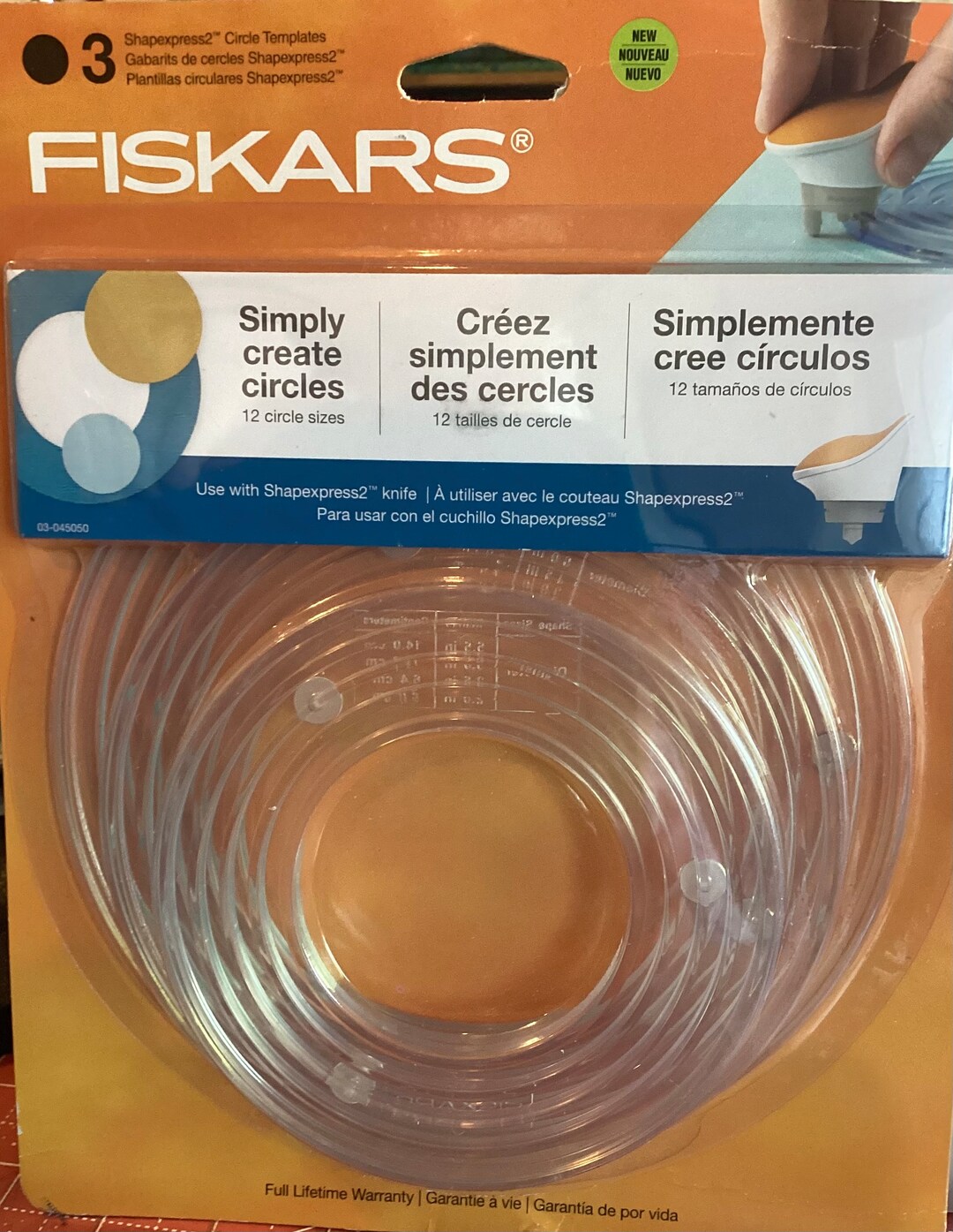 Fiskars Shapexpress2.circles.free Ship. - Etsy