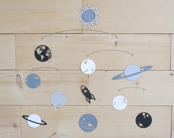 Solar system mobile | Etsy