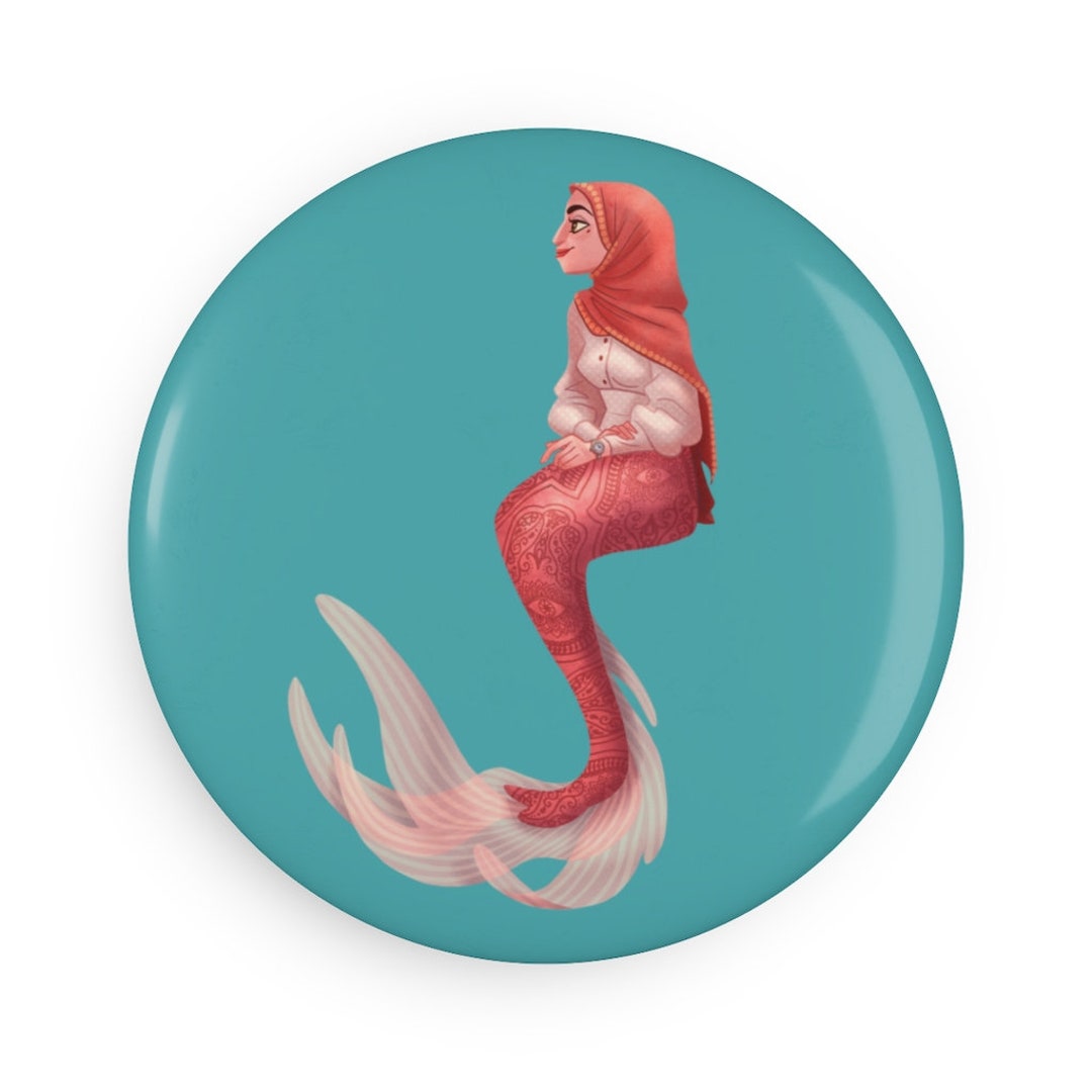 RIMSHA American Muslim Mermaid Magnets (1 & 10 Pcs) - Etsy