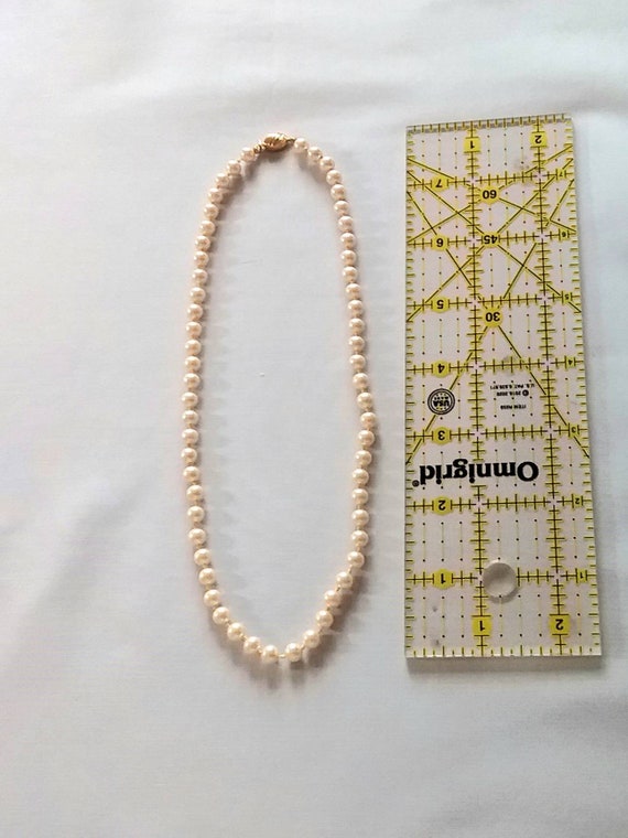 Classic vintage pearl necklace for men and women, Ros… - Gem