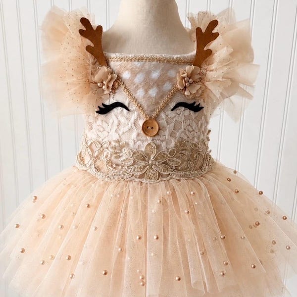 Reindeer Dress - Etsy UK