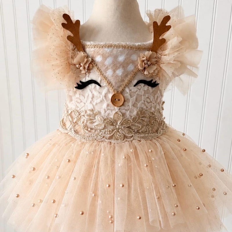 Reindeer Dress - Etsy UK
