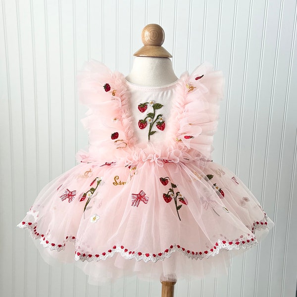 Strawberry Dress - Etsy