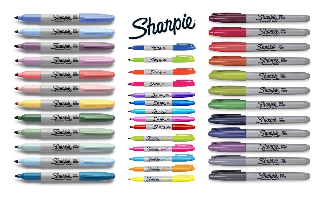 CHOOSE | 56 Colors | Sharpie | MAXIMUM 20 Counts | FINE Tip | Permanent ...
