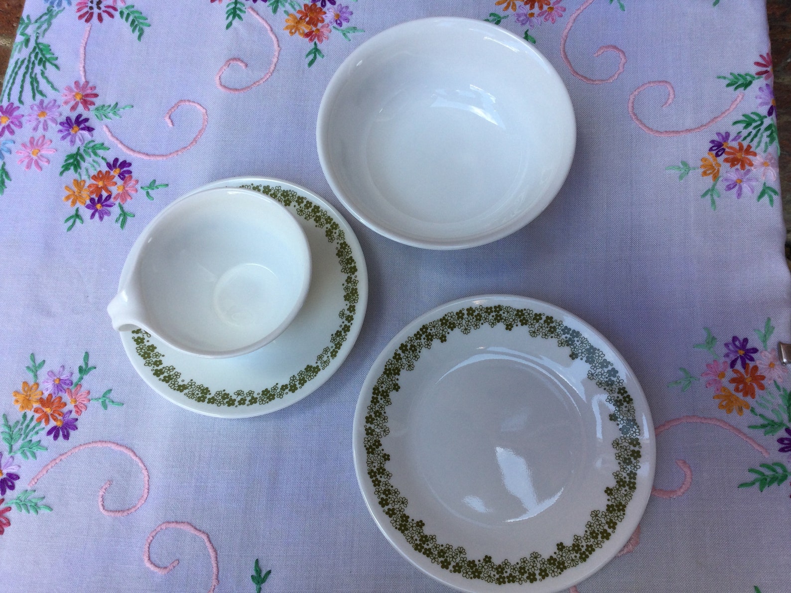 Corelle Spring Blossom Breakfast Set - Etsy