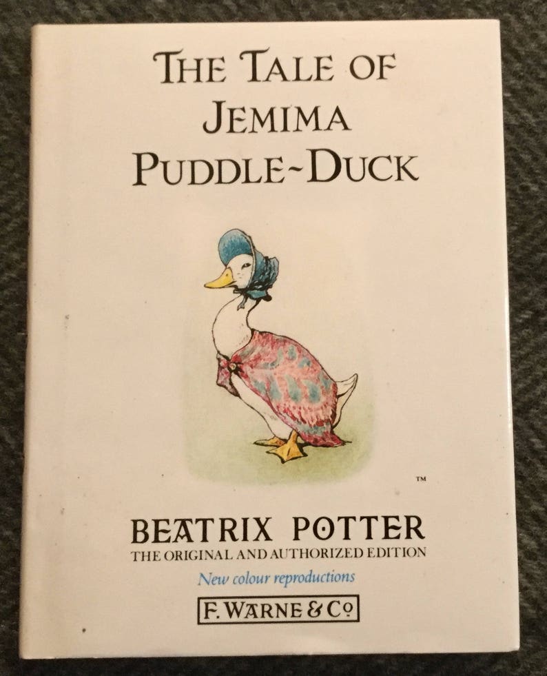 Beatrix Potter Book the Tale of Jemima Puddle-duck - Etsy