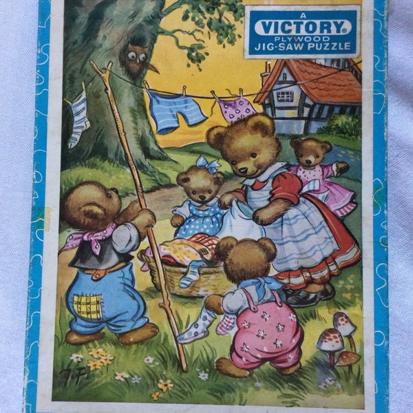 Victory Vintage Wooden Jigsaw Puzzle - Etsy
