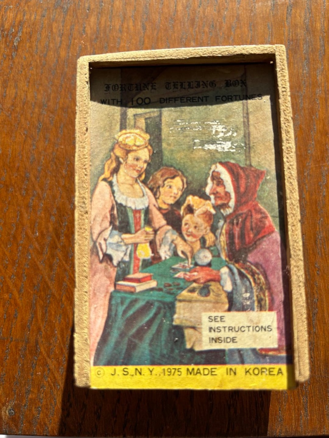 Vintage Korean Fortune Telling Box - Etsy