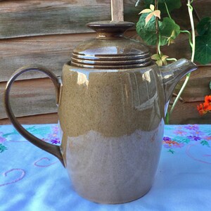 Denby Greystone Coffee Pot (with Rings) - Etsy
