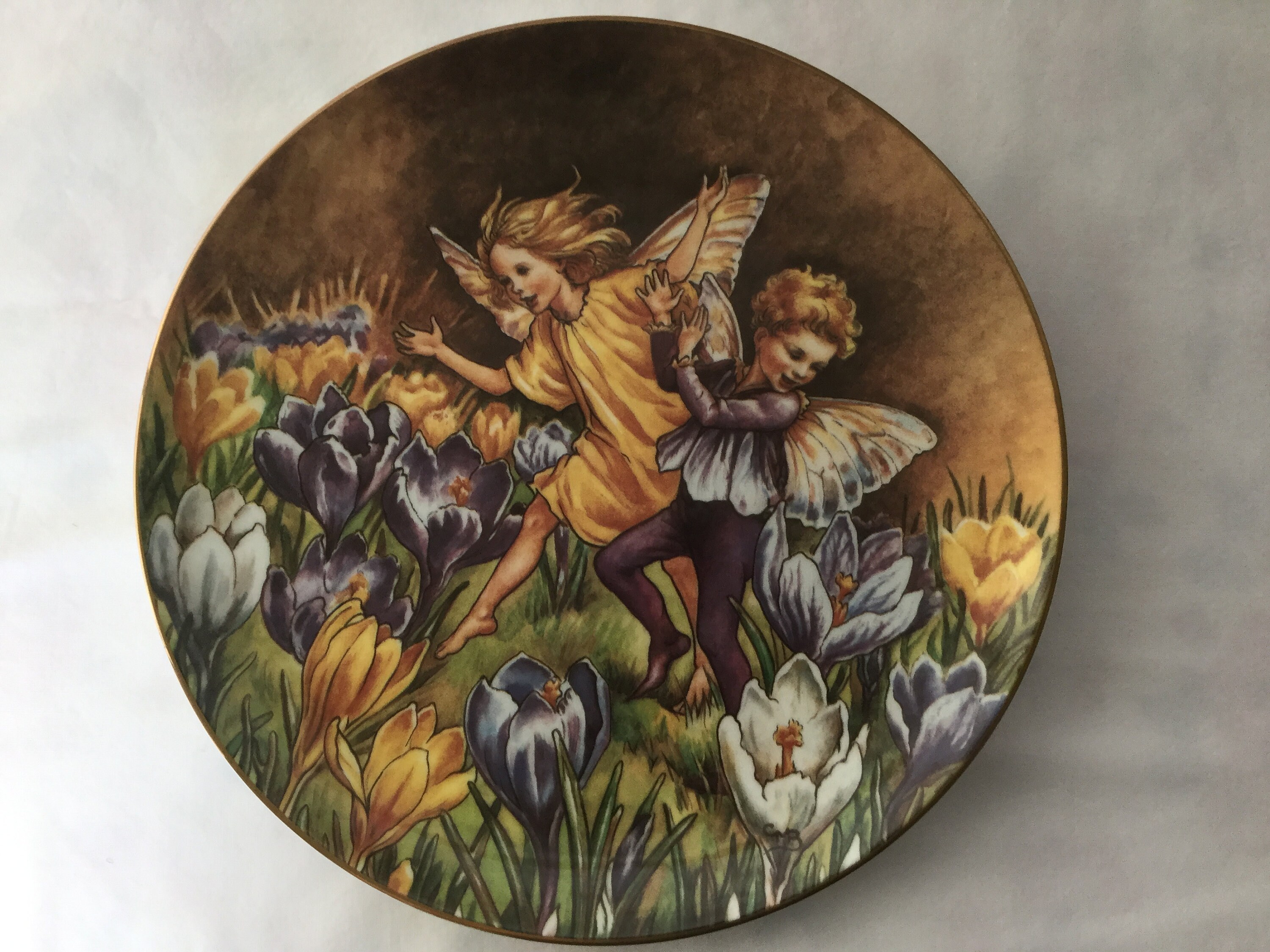Heinrich Flower Fairies Plate the Crocus Fairy - Etsy UK
