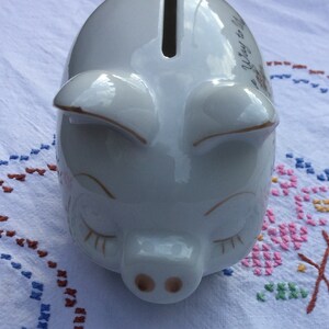 Anneliese Cute Kitsch Money Box - Etsy UK