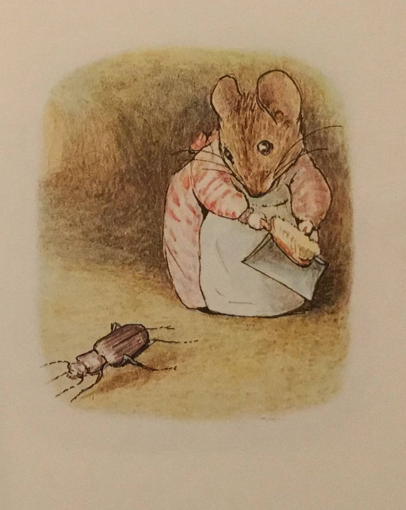 Beatrix Potter Book the Tale of Mrs Tittlemouse - Etsy UK