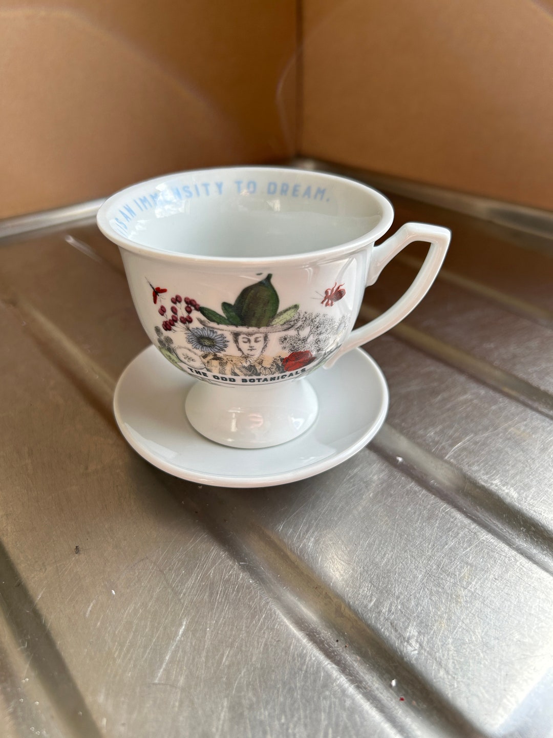Hendrick's Gin Tea Cup and Saucer - Etsy