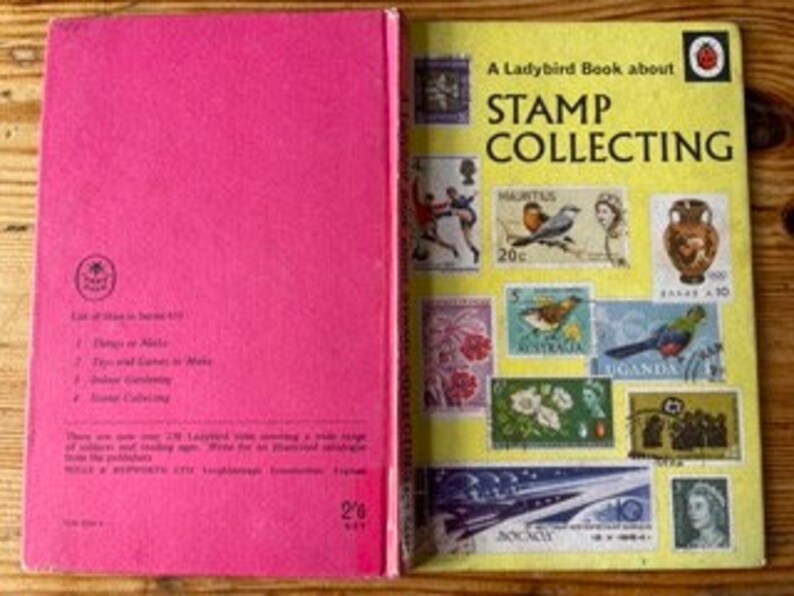 Vintage Ladybird Book - Stamp Collecting - Etsy