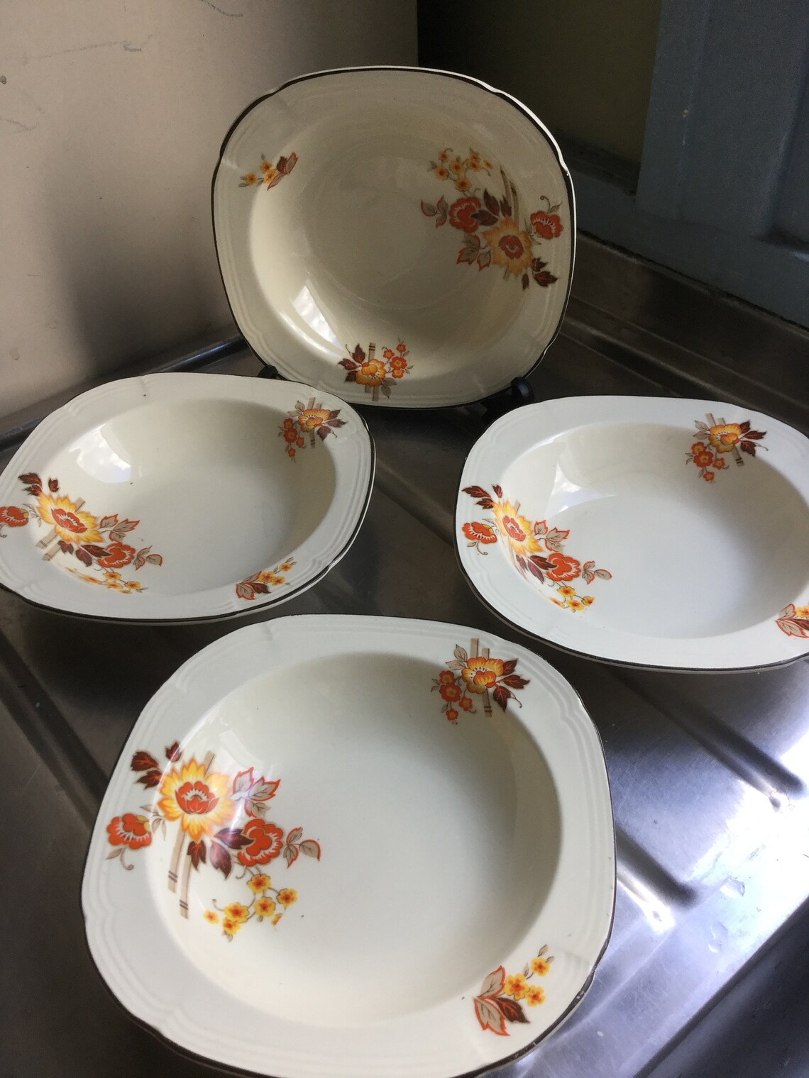 Alfred Meakin Royal Marigold 1930s Bowls X4 | Etsy