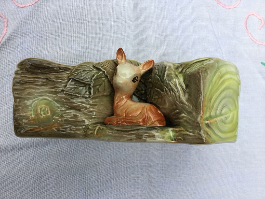 Eastgate Pottery Fauna Deer Vase - Etsy