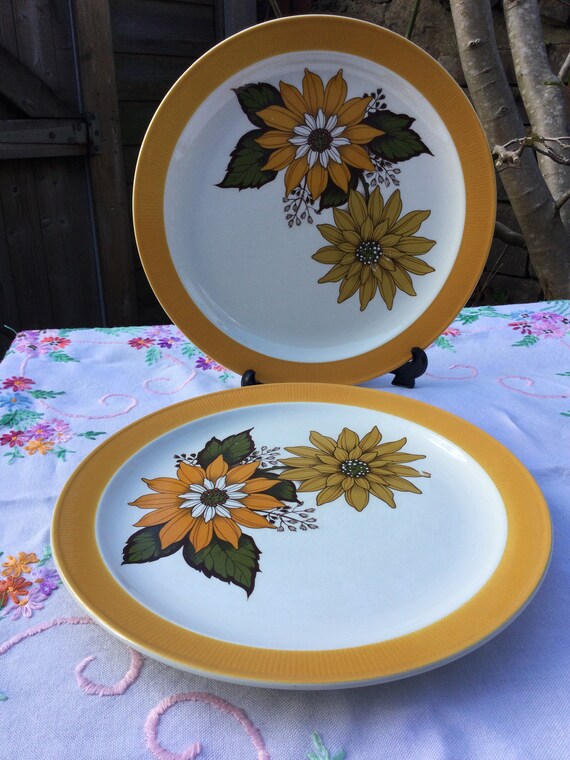 Barratt's Tanya Pottery Two Dining Plates | Etsy