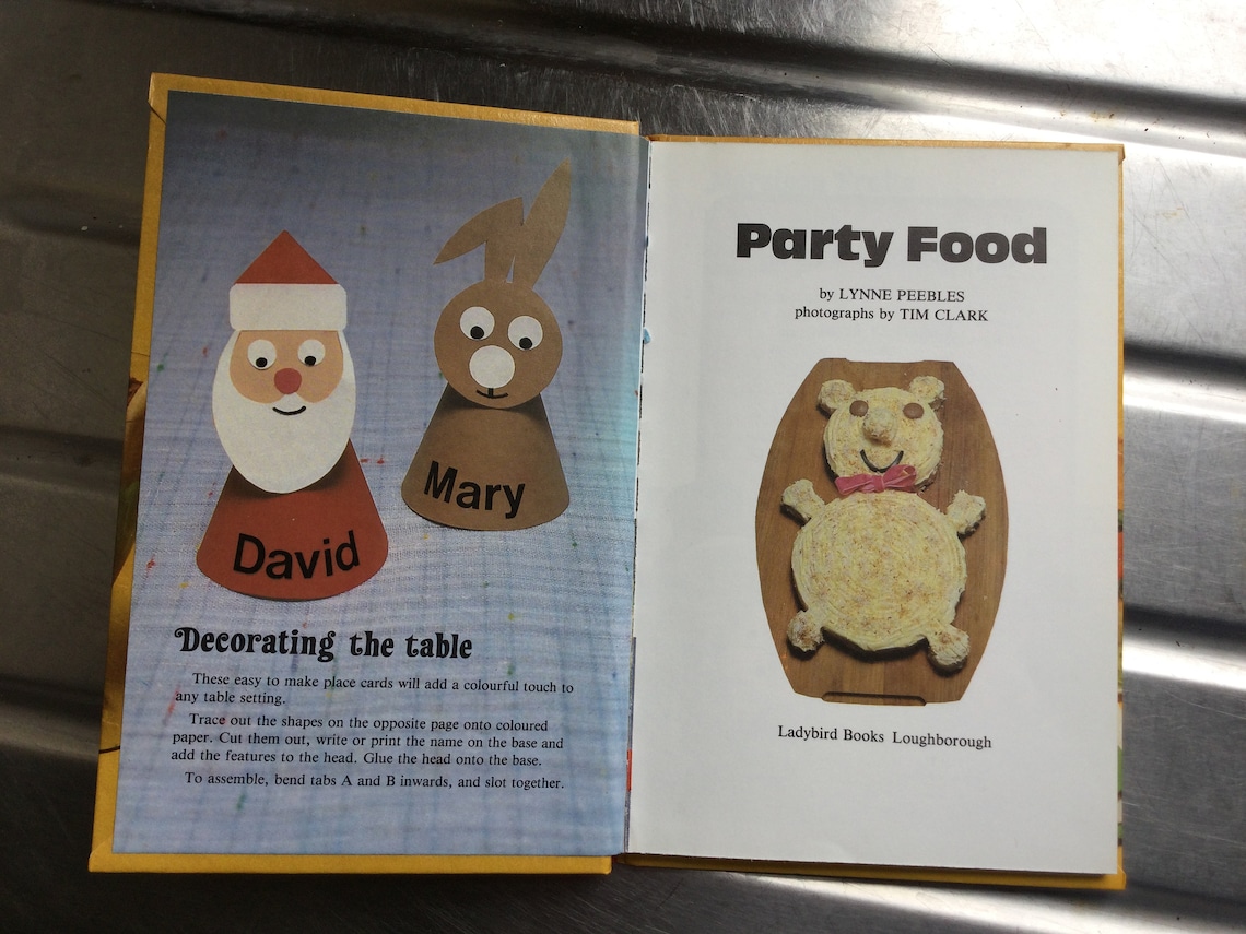 Vintage Ladybird Book -party Food - Etsy