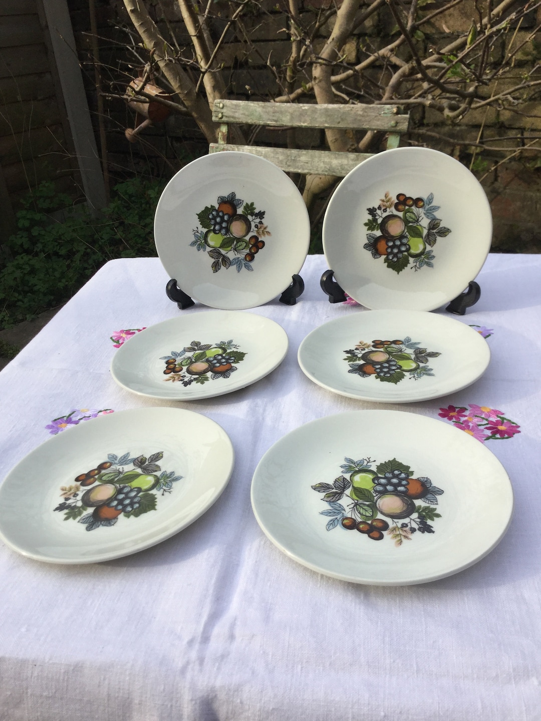 6 X Swinnertons Harvest Fruit Side Plates - Etsy